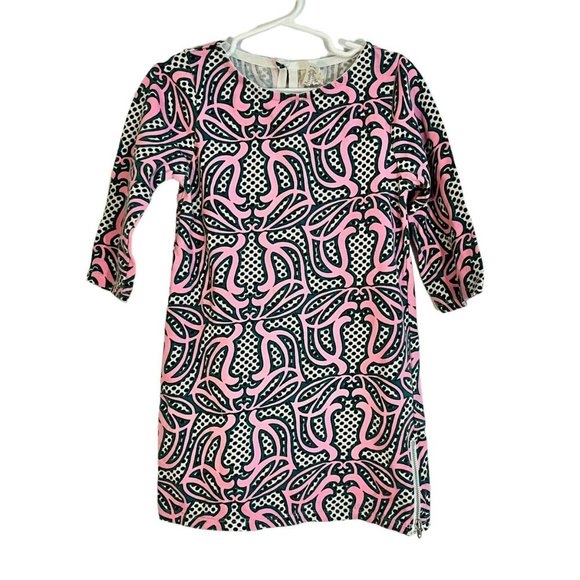 J. Crew | Dresses | J Crew Crewcuts Kids Dress 5 Polka Dot Graphic ...